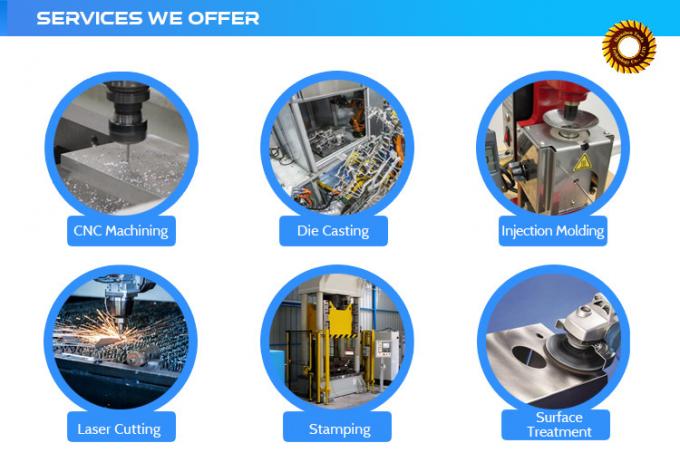 Precisie China die 5 As CNC OEM de Delen van de Aluminiumlamp machinaal ...